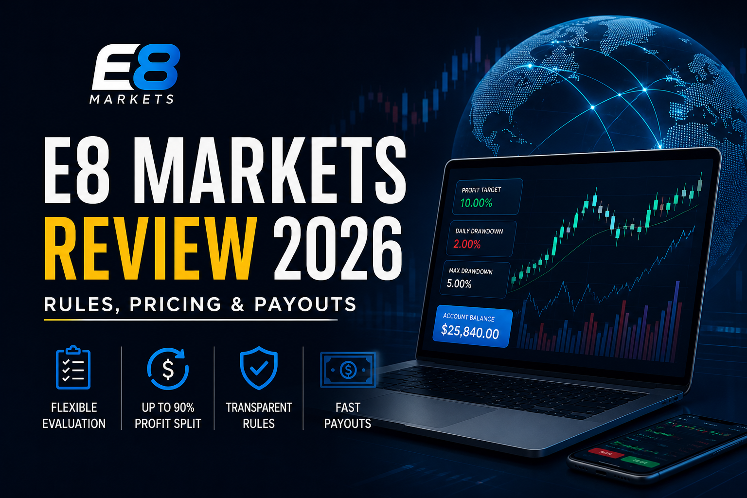 E8 Markets Review 2026: Rules, Pricing & Payouts - Select Prop Firms
