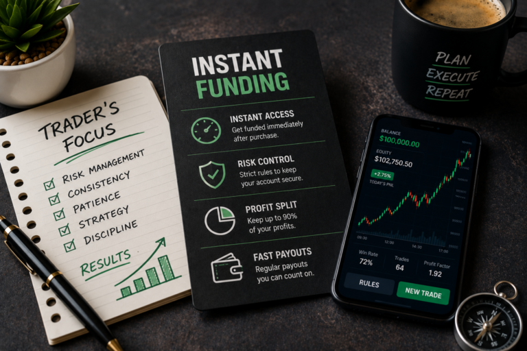 Instant Funding 2026: A Trading Prop Overview - Select Prop Firms